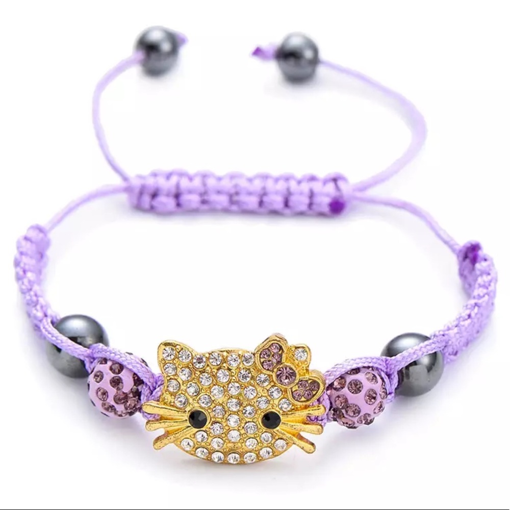 Hello Kitty Rope Bracelet - Gem